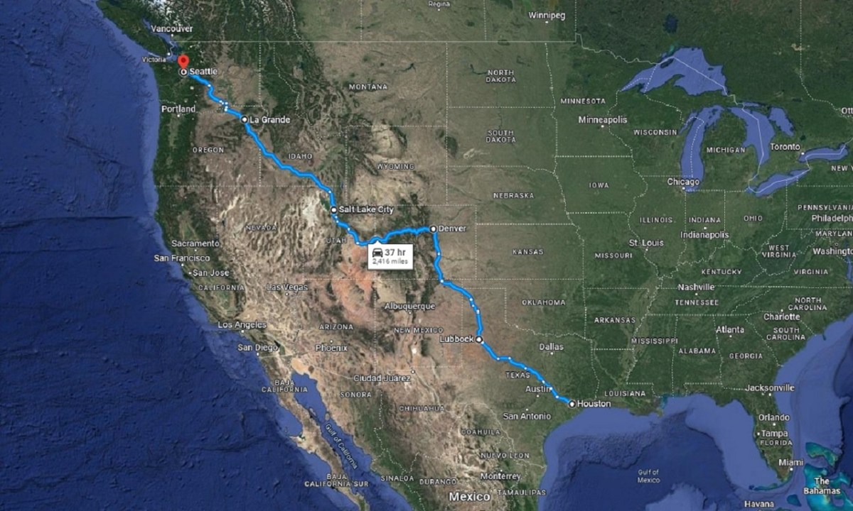 The Best Road Trip Route from Houston to Seattle – Bin's Blog